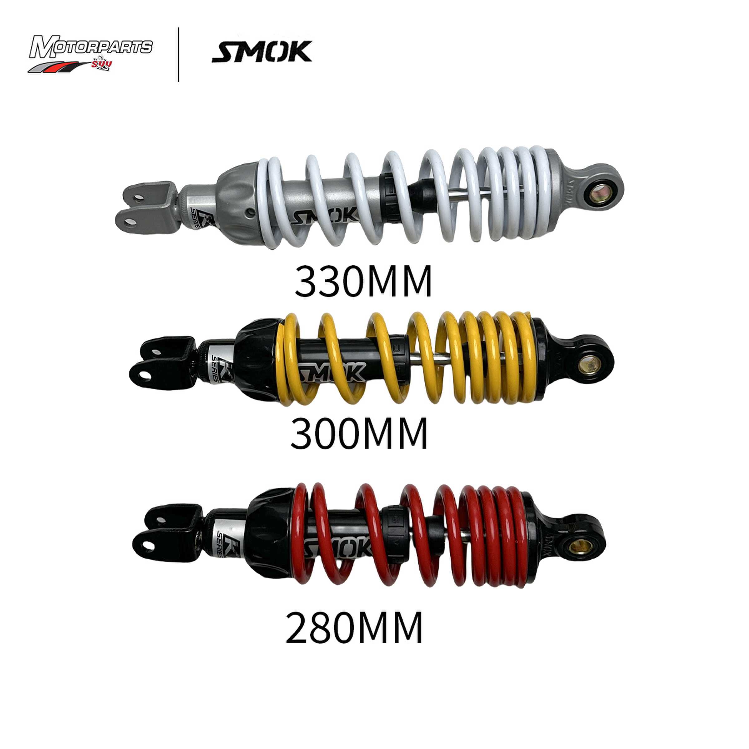SMOK REAR SHOCK K1 MIO CLICK 280mm/300mm/330mm for Motorcycle | Shopee ...