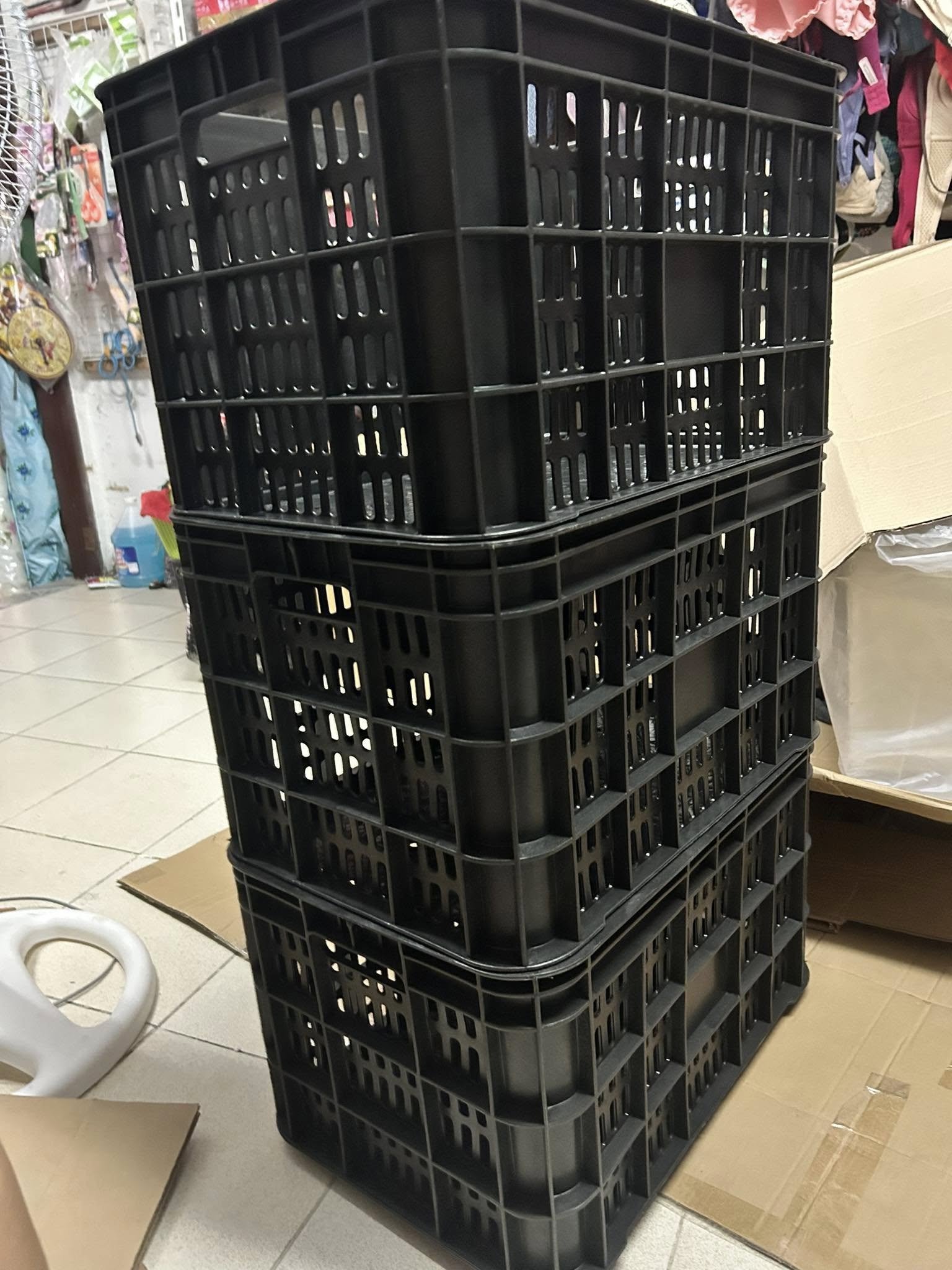 HEAVY DUTY JUMBO CRATES RUBBERIZED 3PCS PER CHECK OUT | Shopee Philippines