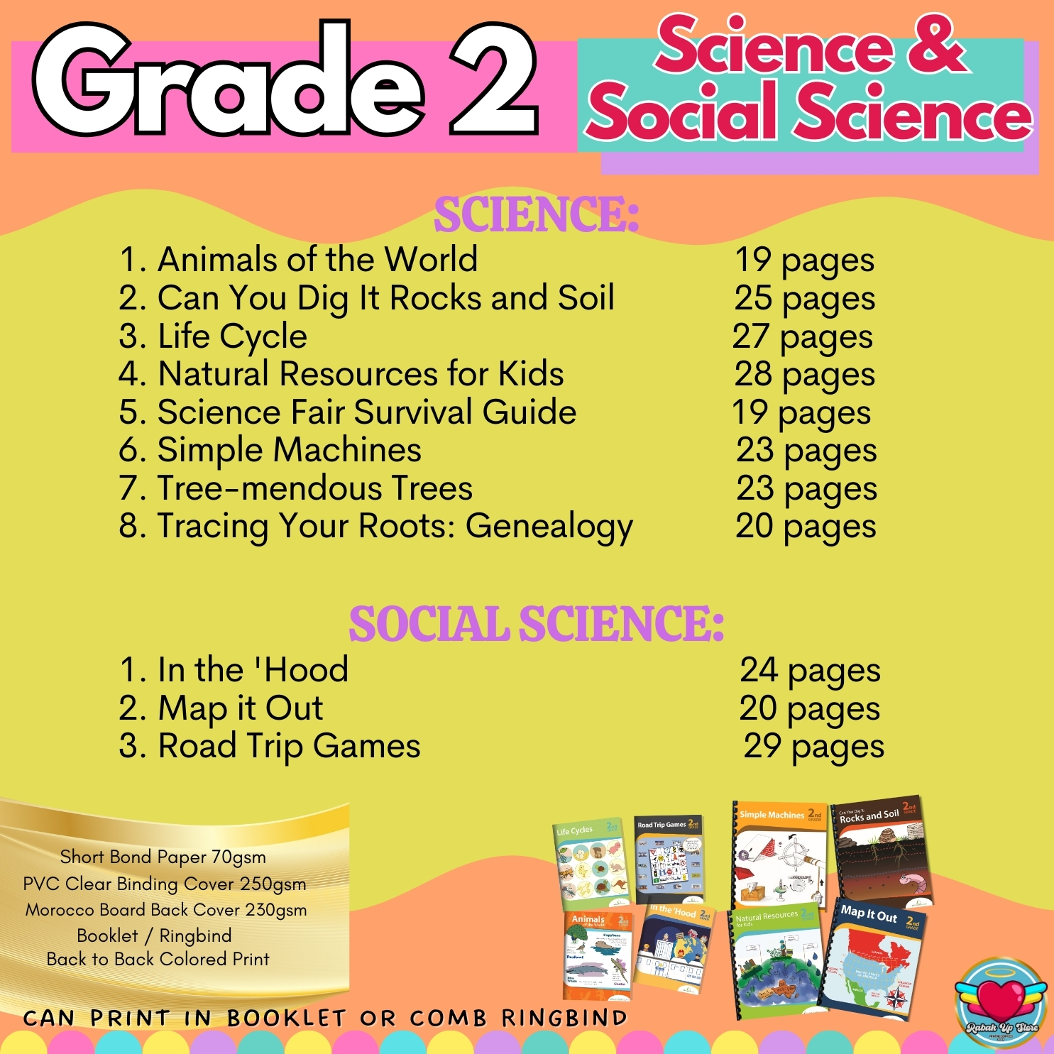 GRADE 2 (SCIENCE & SOCIAL SCIENCE) Activity Workbook Worksheet ...