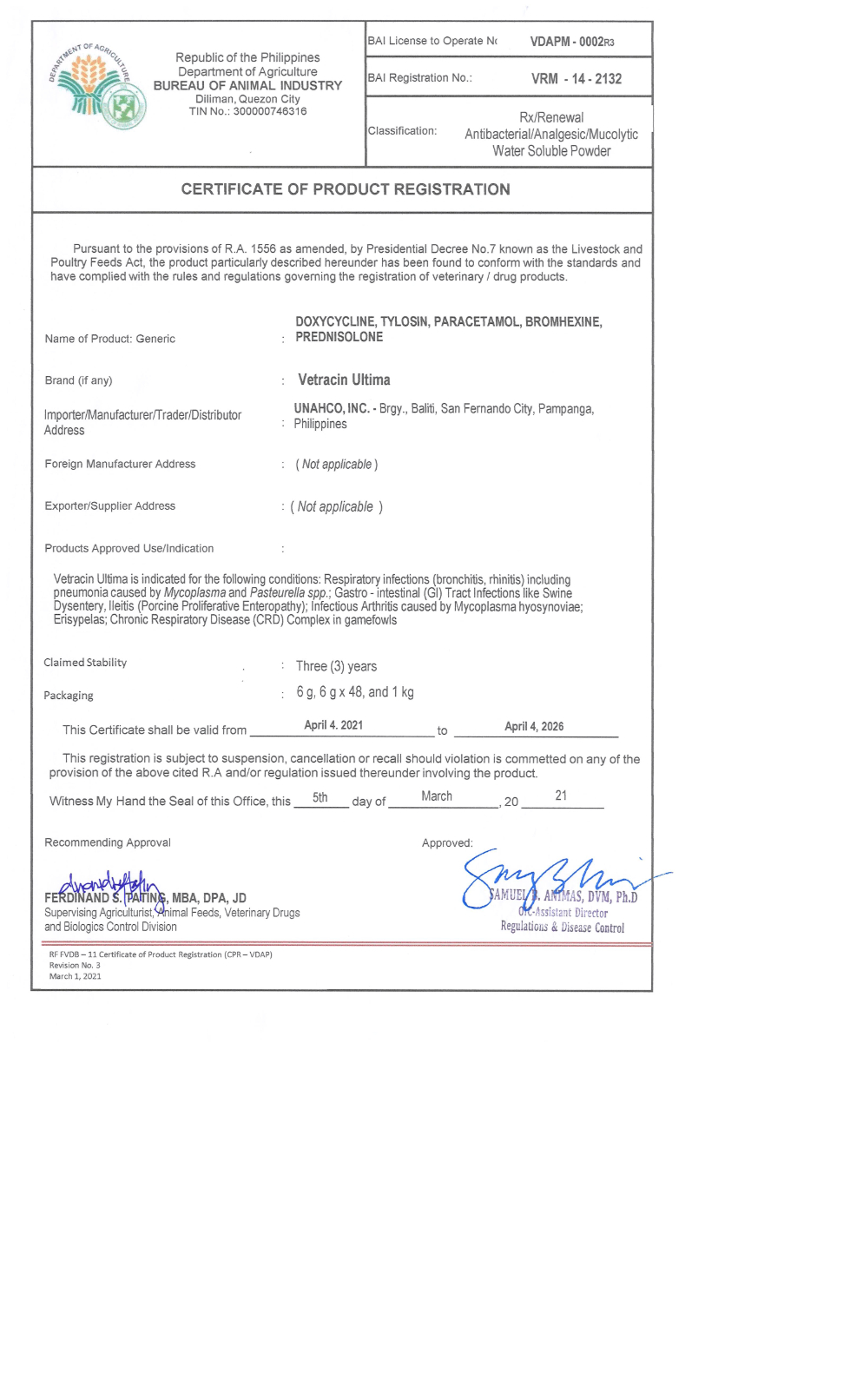 Vetracin Ultima Water Soluble Powder (1 kg) | Shopee Philippines