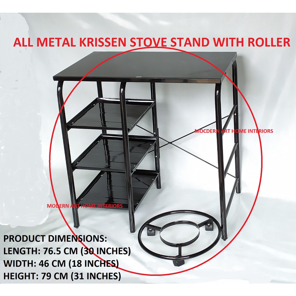 Heavy Duty Gas Stove Stand Rack Stove Organizer Stainless Patungan Ng ...