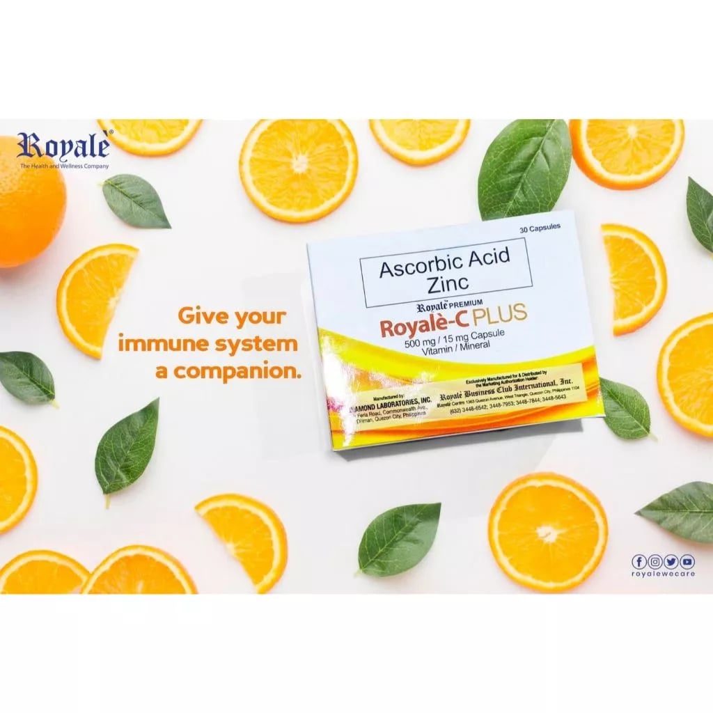 Royale Premium Ascorbic acid Zinc Royale C Plus (vitamins and Minerals ...