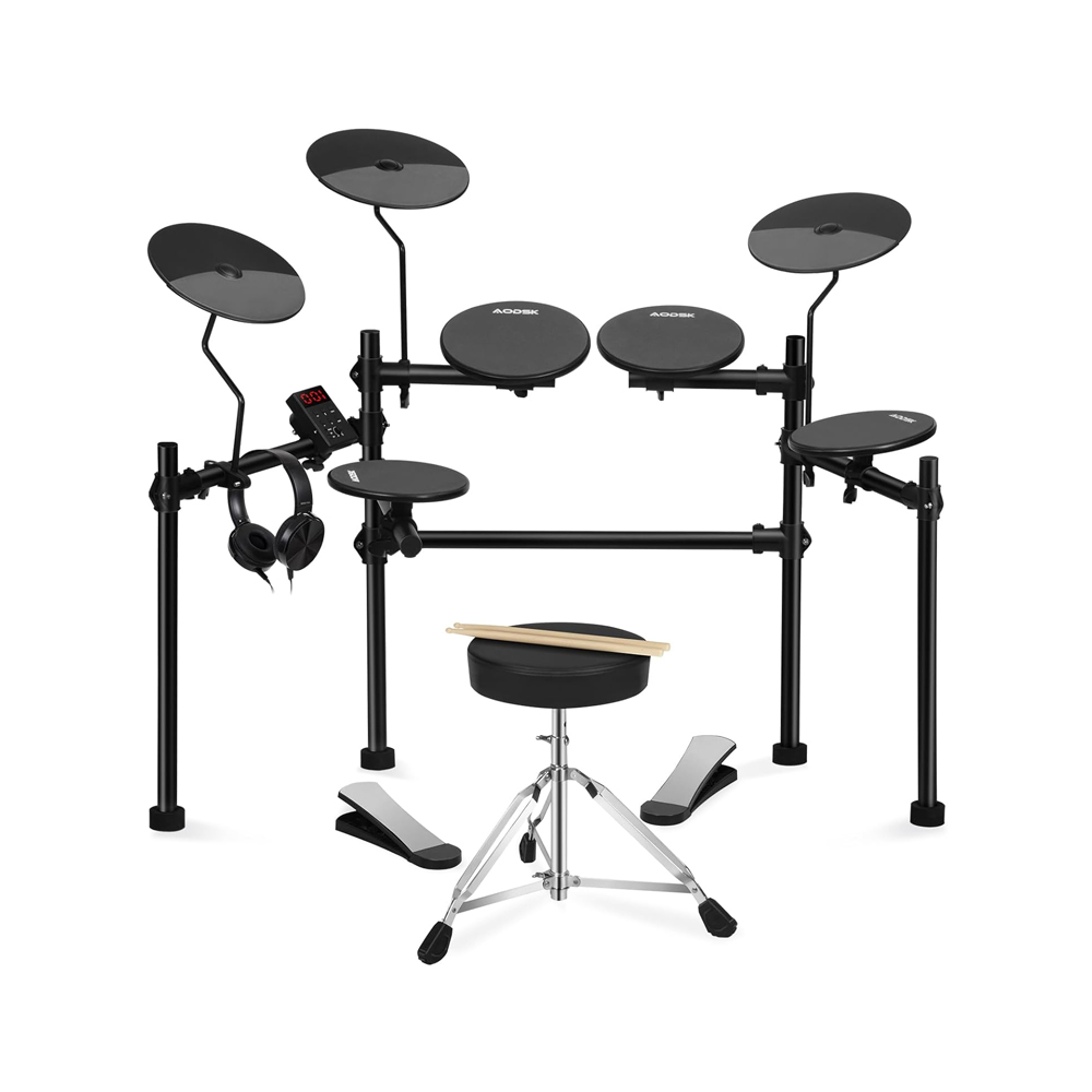 Portable Foldable Electric Drum Set |120 Sounds, 20 Drums, Realistic ...
