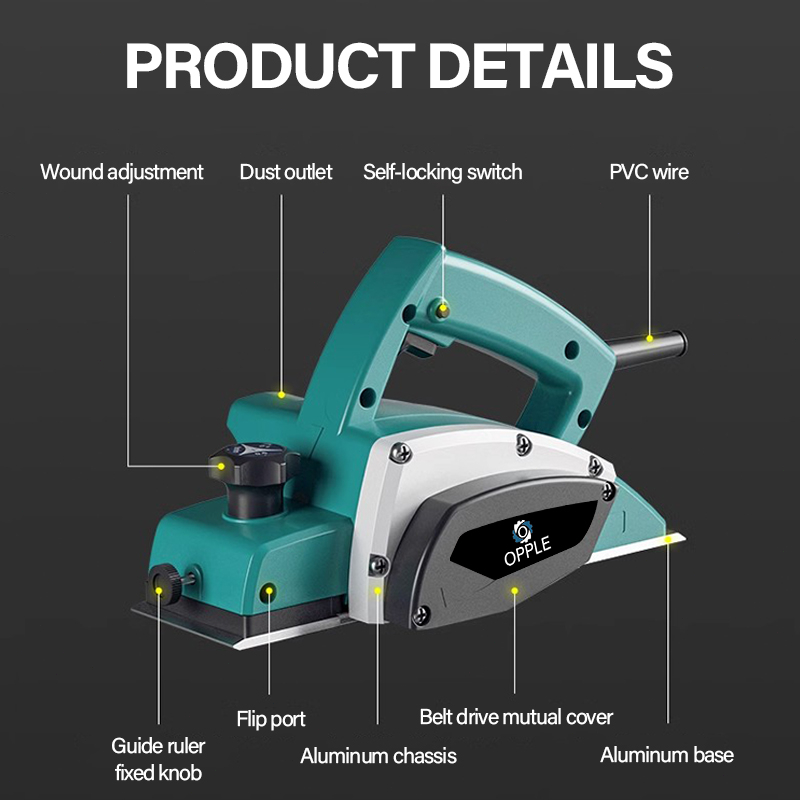 Lifetime warranty Multifunctional Electric Planer Electric Wood Planer ...