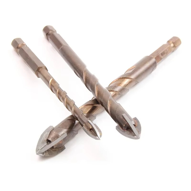 Crooked Tip Eccentric Drill Bit Set for Concrete Masonry, Metal, Glass ...