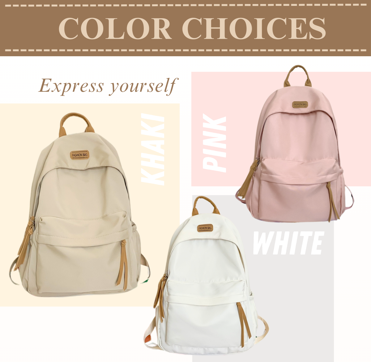 【High Quality】YOTO Korean School Bag for Student Cute Nylon Waterproof ...