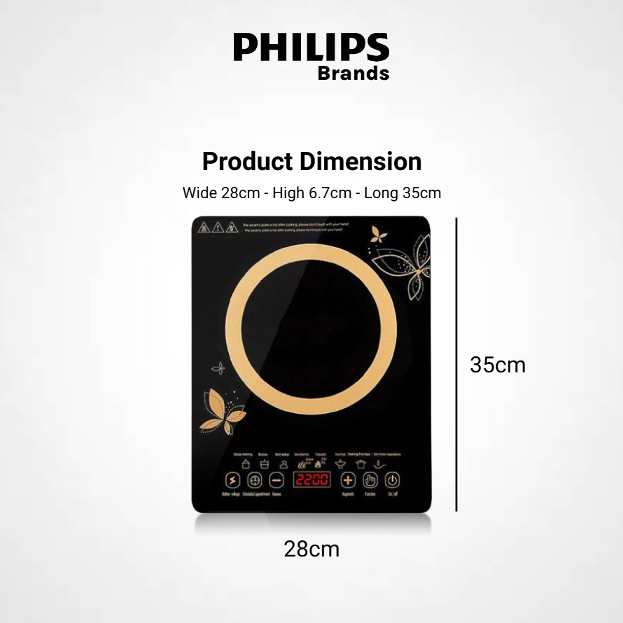 PH Induction Cooker 2200W Touch Screen Electric Induction Cooker ...