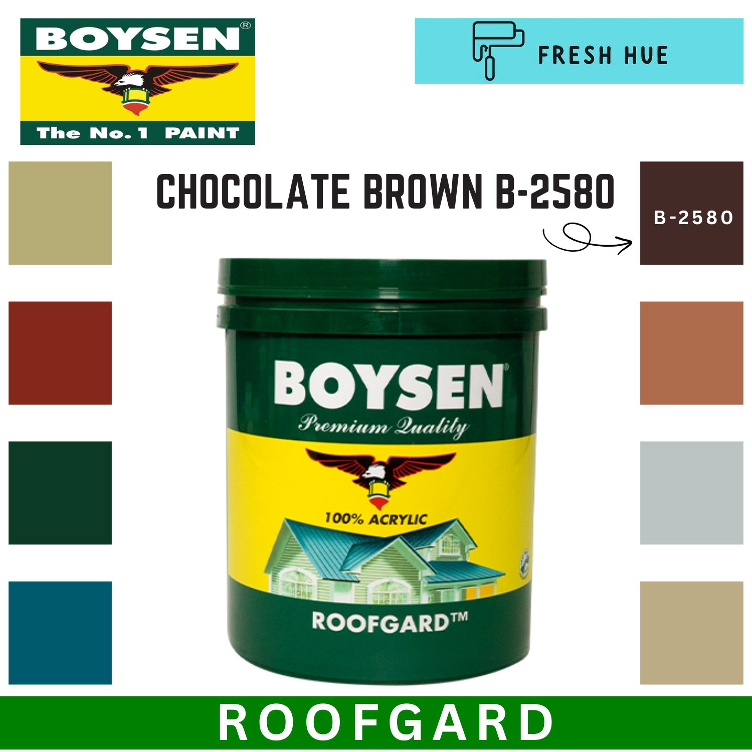 BOYSEN ROOFGARD 1L ROOF PAINT | Shopee Philippines