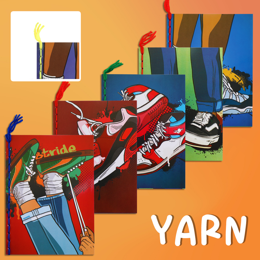 FCI Yarn Notebook With New Upgraded Design(With Yarn) 80's 10pcs For ...