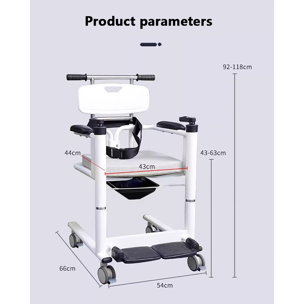 Hydraulic Transfer Machine Lifting Machine Deluxe Bedridden Patient ...