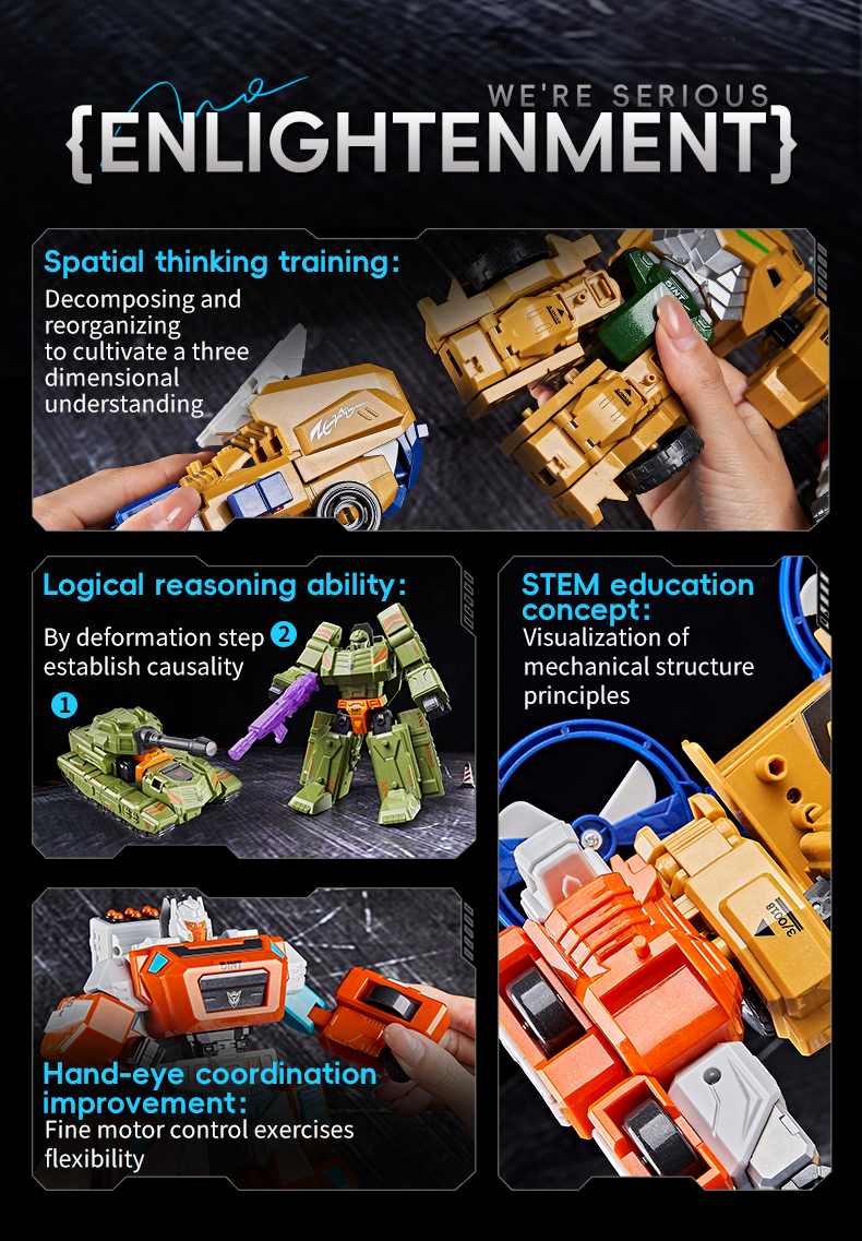 3IN1 Transformers Deformation Robot for Kids Big Novelty Stress Relief ...