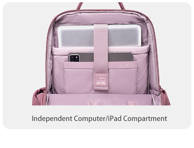 Chantria CB00628 Stylish 15' Laptop Bag Multi-pocket Daypack with Top ...
