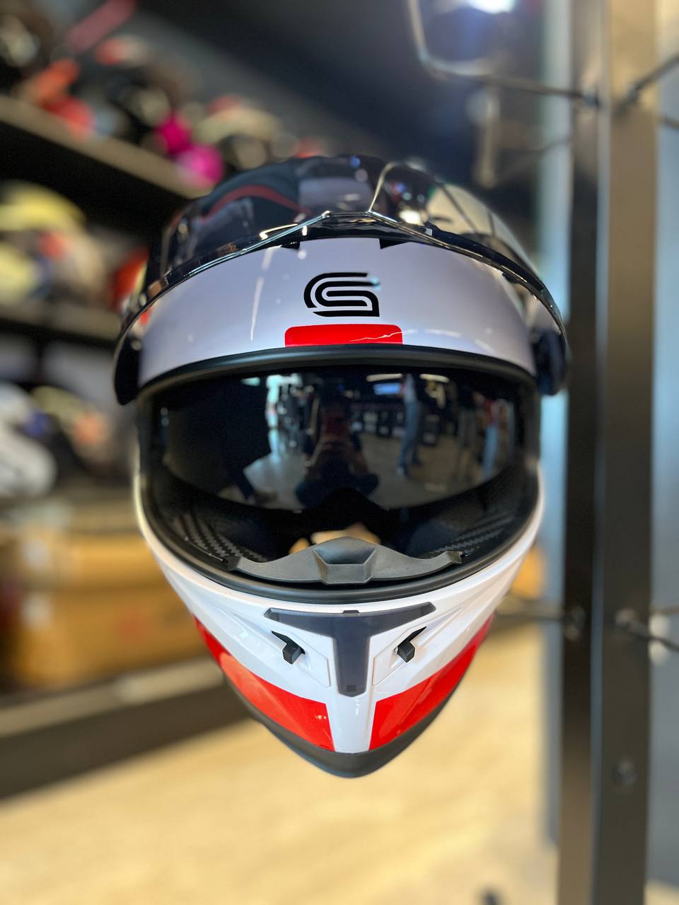 SEC CYCLONE FULLFACE HELMET dual visor(FREE CLEAR LENS) | Shopee ...