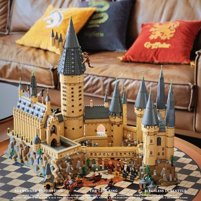 HNB Small Particles Magic Castle Building Blocks Collectible Toys ...