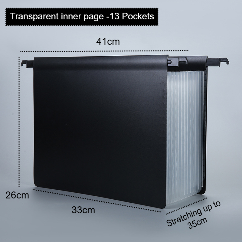 Hanging Expanding File Folder 13/25 Pockets Desk Paper Document ...