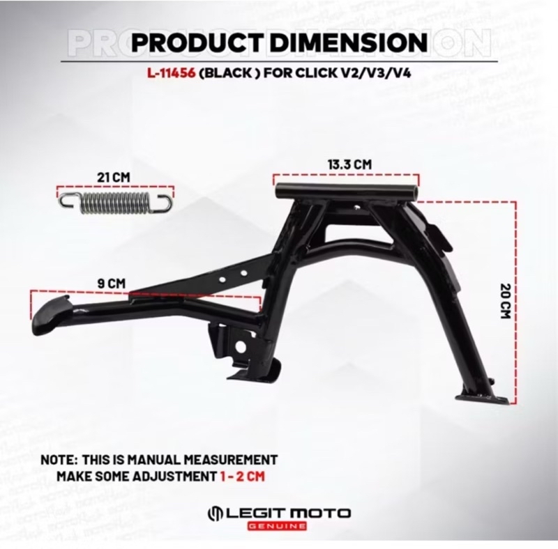 CENTER STAND FOR CLICK V2 / CLICK V3 / CLICK V4 -CENTER STAND WITH FREE ...