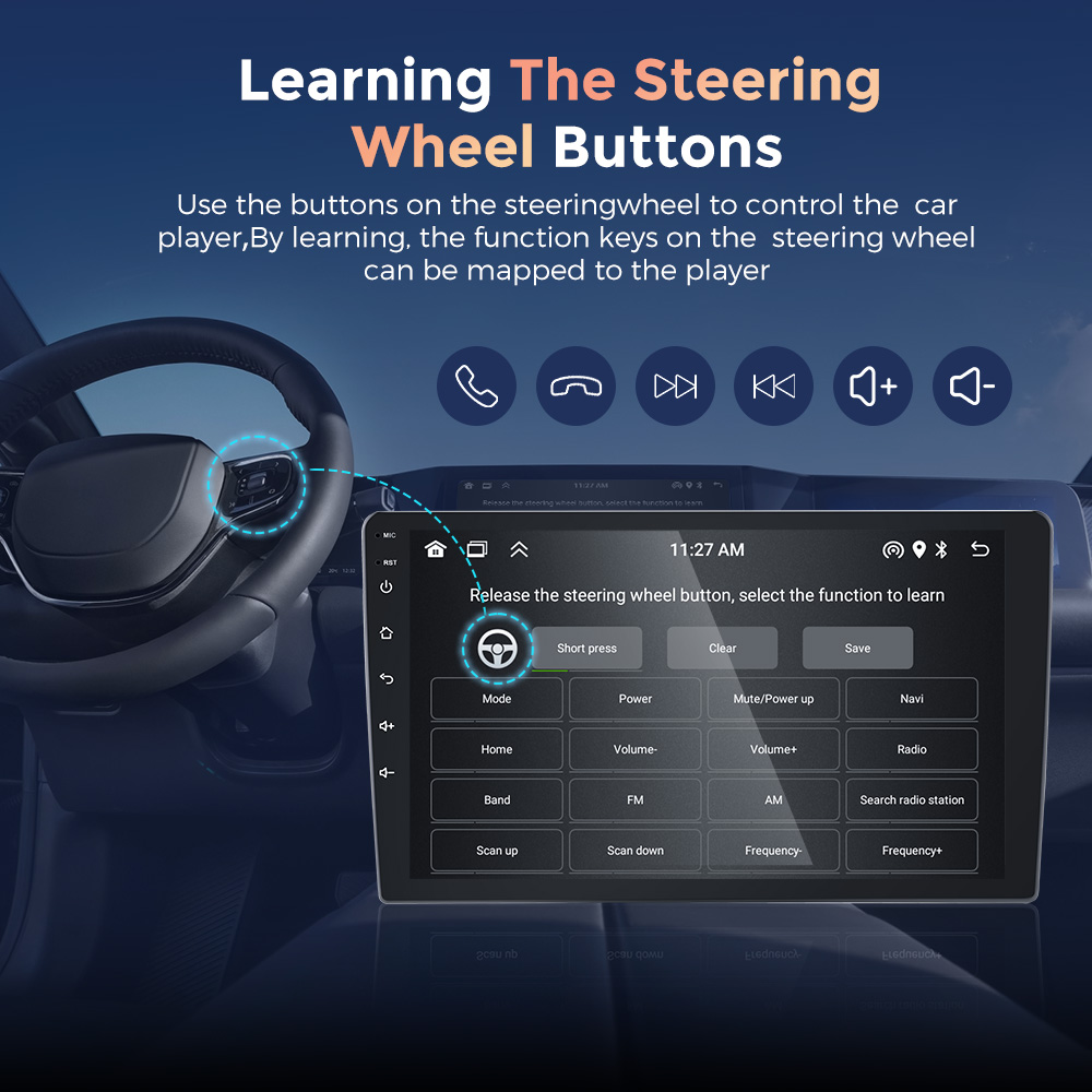 GEARELEC 7/9/10 Inch Android Car Stereo GPS/FM/Wifi/Touch Screen Car ...