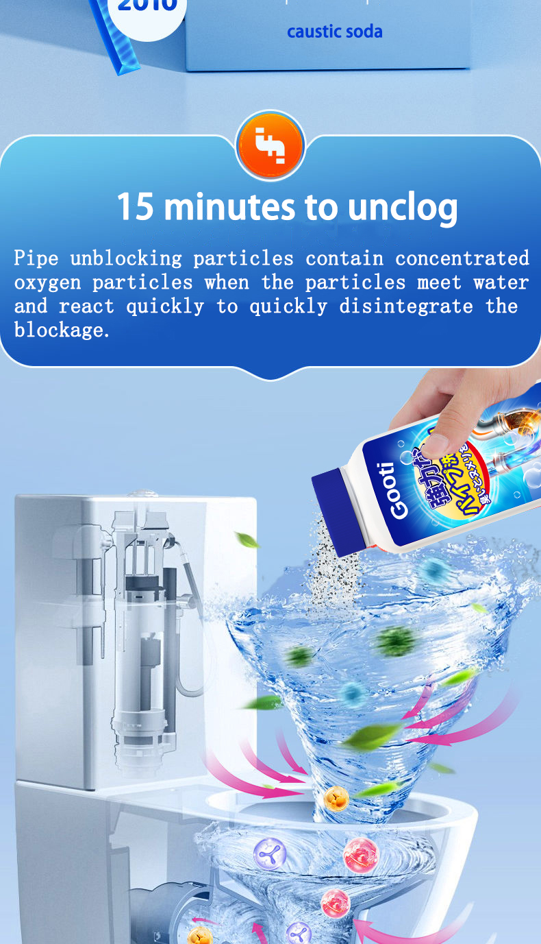 Japan Powerful Cleaner Drainage Clog Remover Dissolve Grease Hair Oil ...