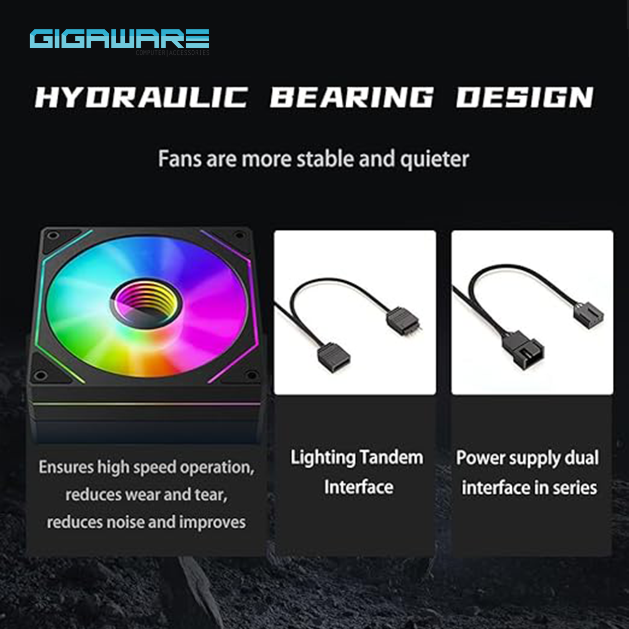 Jungle Leopard Prism 4 Pro ARGB CPU Fan 120mm 4Pin+5V 3PIN Interface ...