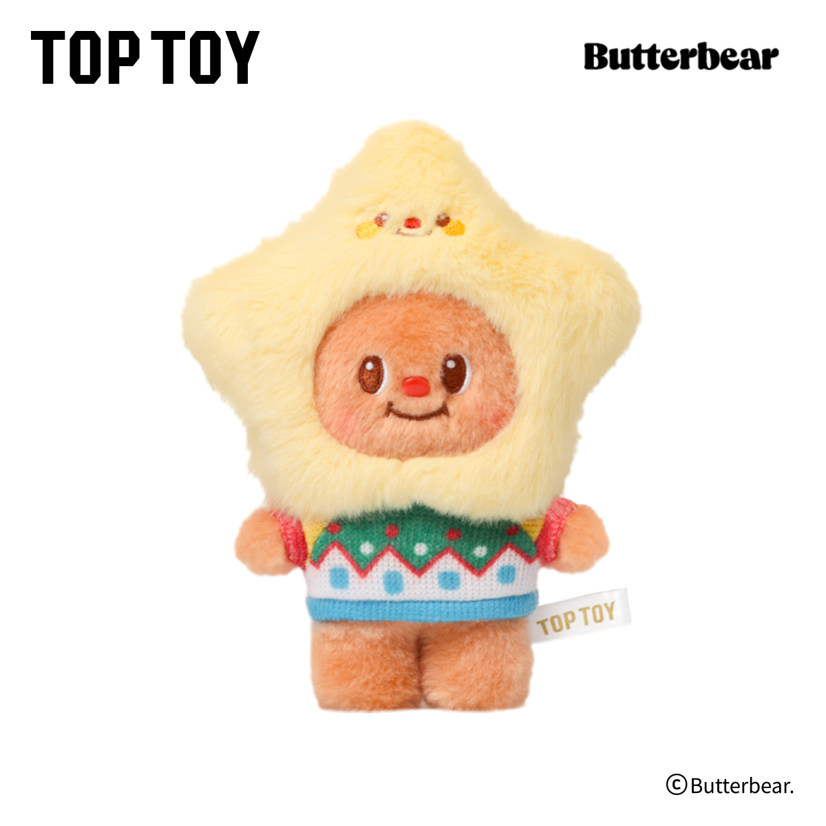 TOP TOY Butter bear Versatile Wardrobe Plush Pendant Blind Box ...