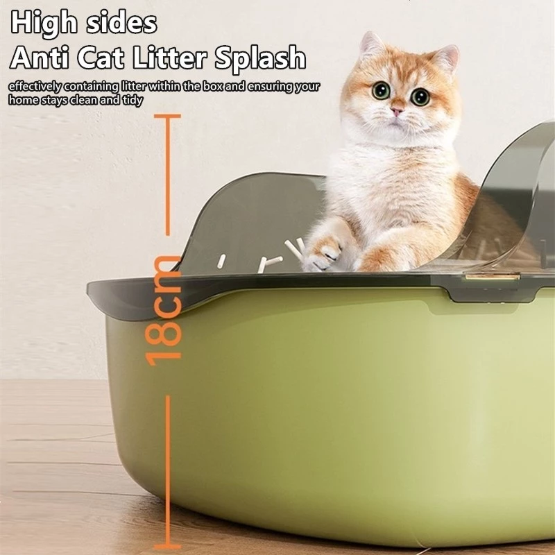COD Cat Litter Box Pee Pad Dog Poop Tray Box Easy To Clean Pet Nest ...