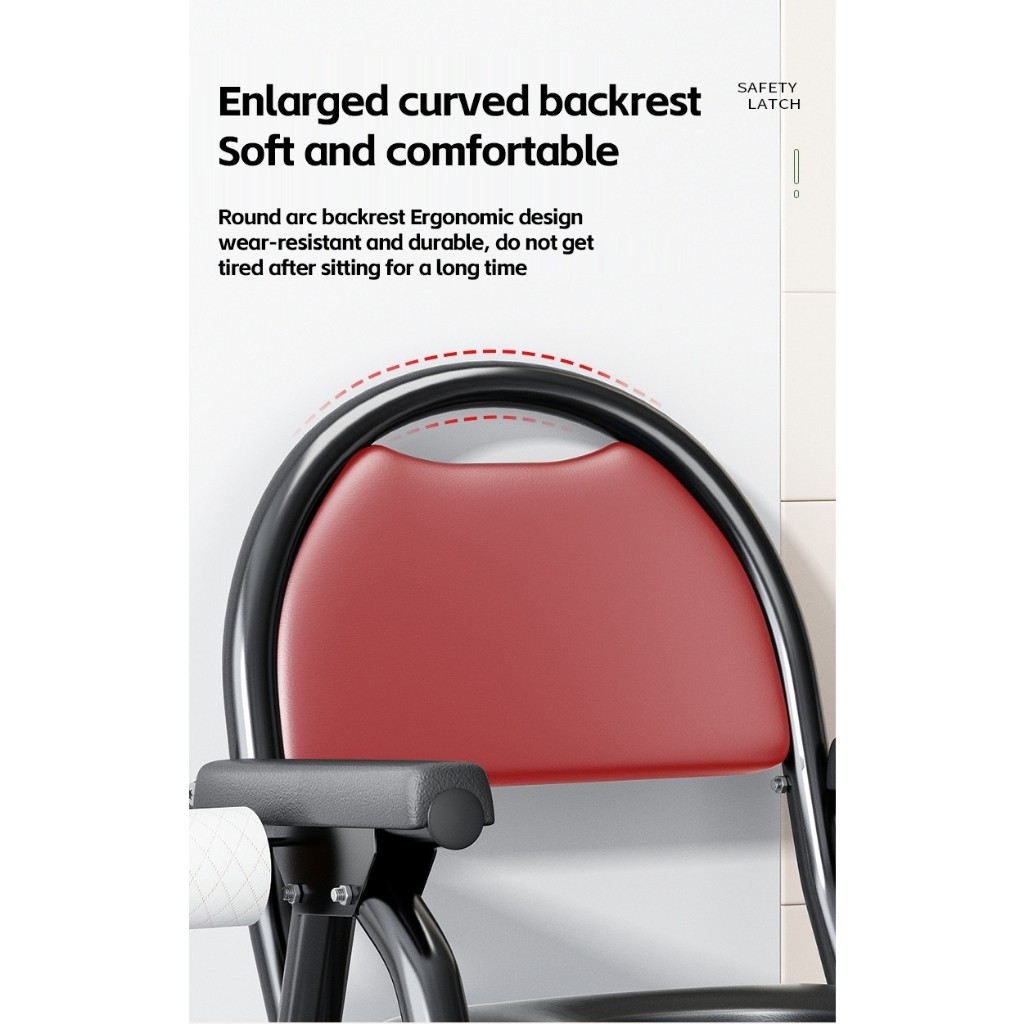 Bedside Commodes, Toilet Chair Seat, Height Adjustable Portable Toilets, Shower Chair Folding ...