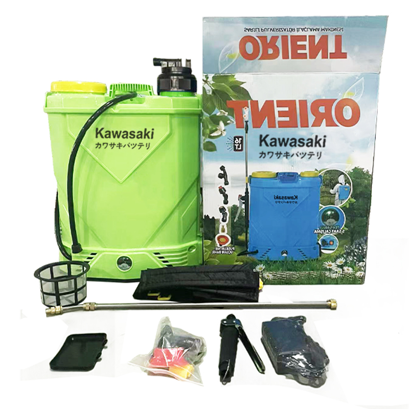 KAWASAKI 18L Knapsack Electric Sprayer Agriculture Rechargeable Sprayer ...