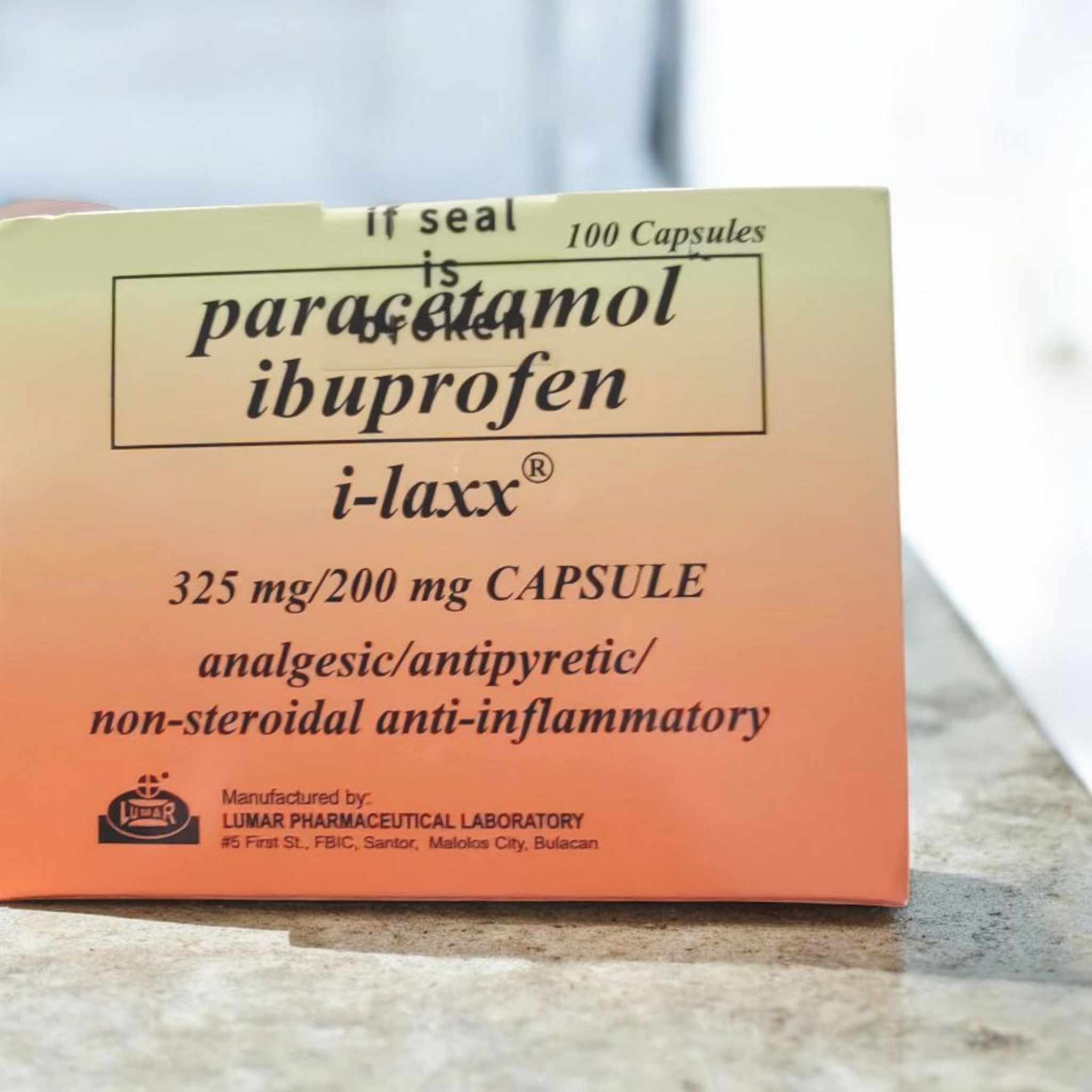 PARACETAMOL IBUPROFEN I-LUXX 325 mg CAPSULE | Shopee Philippines