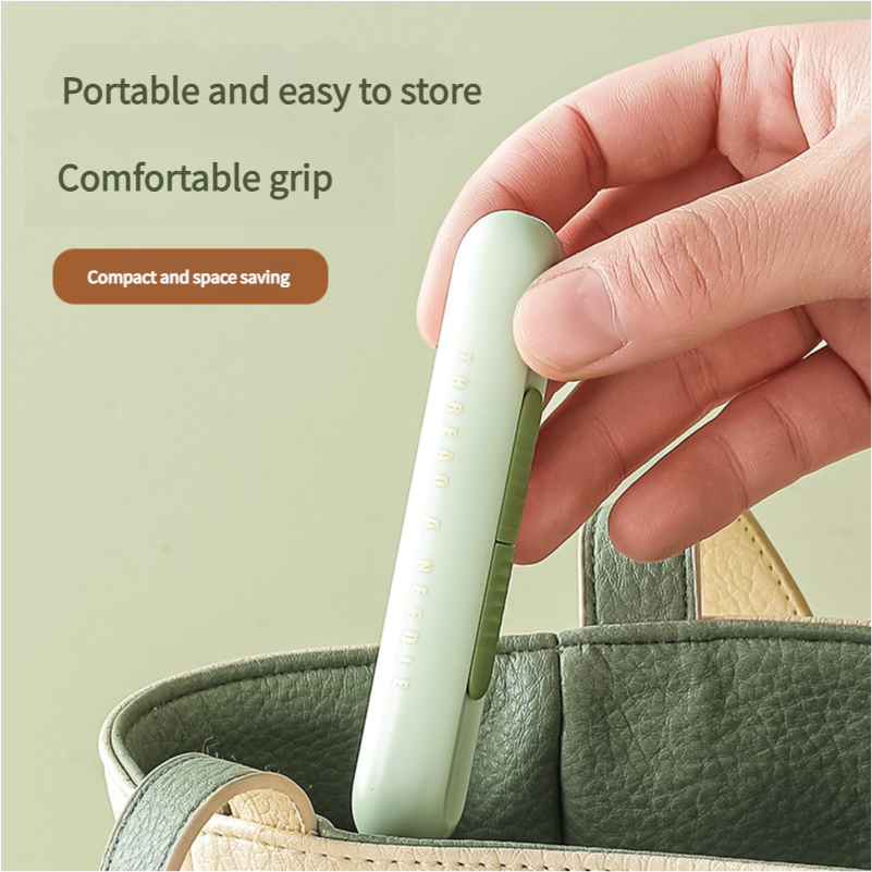 2-in-1 Thread Seam Ripper Needle Threader Manual Sewing Tools Seam ...