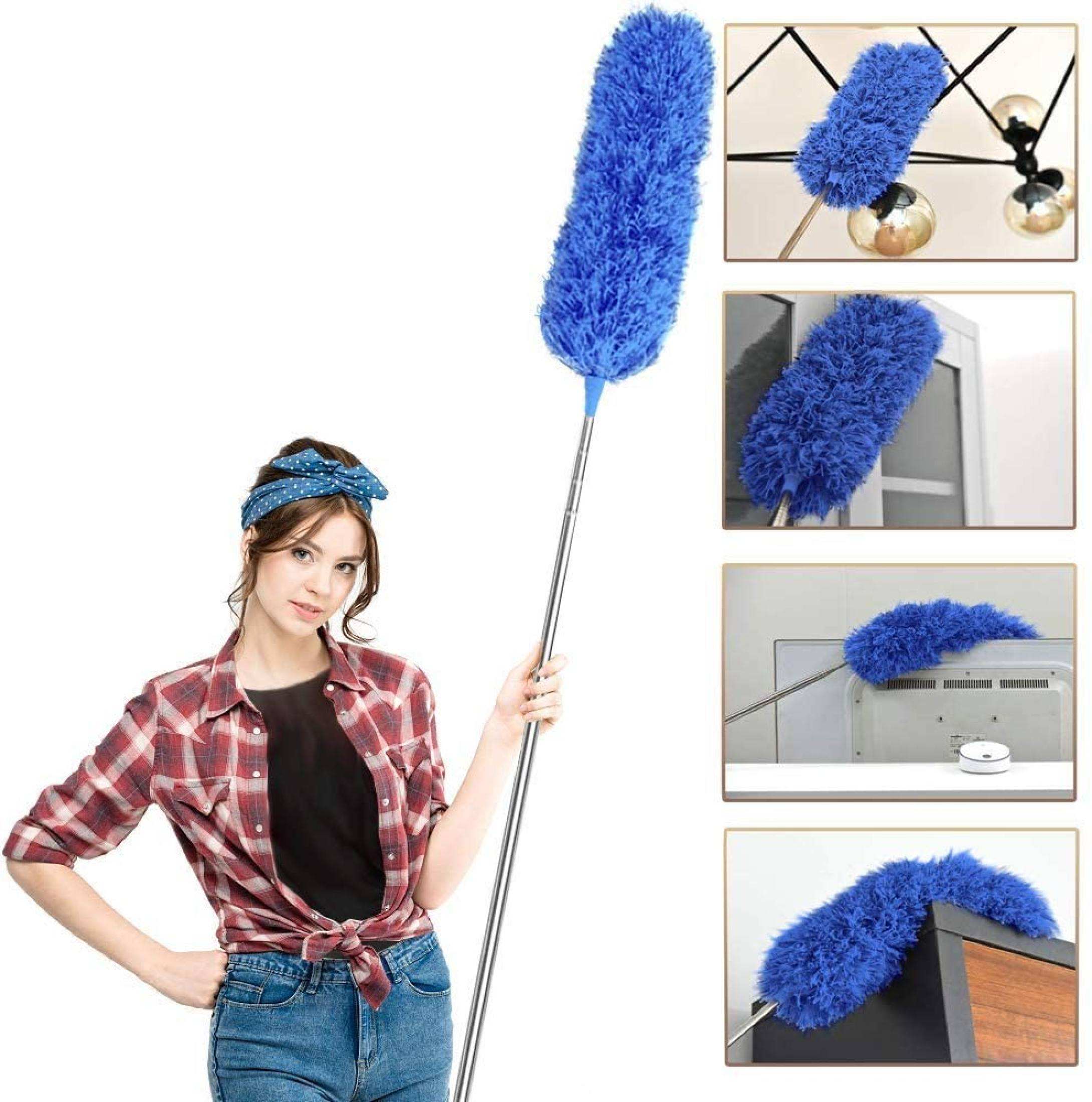 Feather Duster, Washable Anti Static Duster with Soft Microfiber for ...