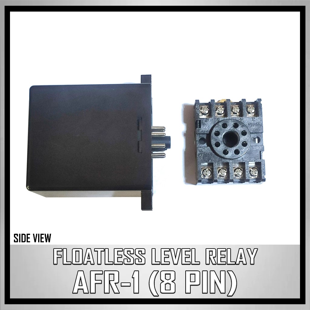 FLOATLESS LEVEL SWITCH RELAY WITH SOCKET | AFR-1 WHITE | Shopee Philippines