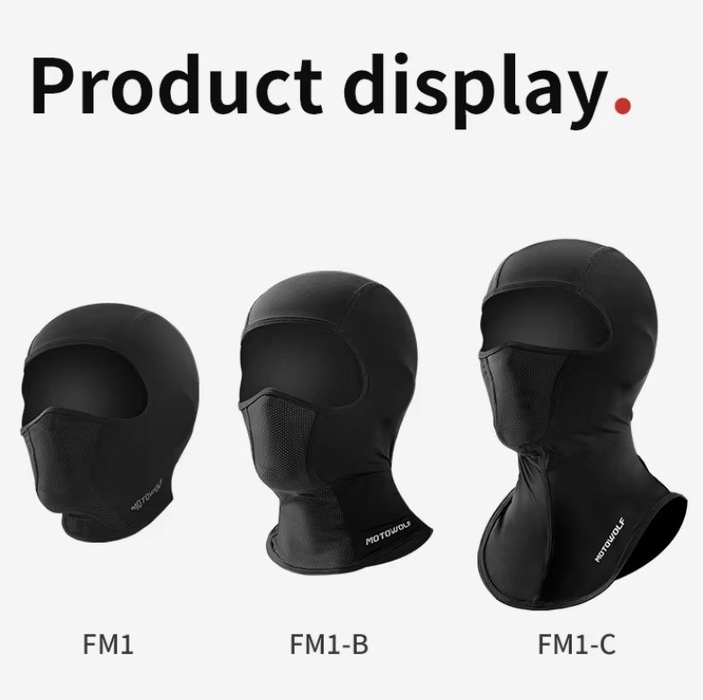 Original MOTOWOLF® BALACLAVA NEW DESIGN Motorcycle/Bicycle Head Gear ...