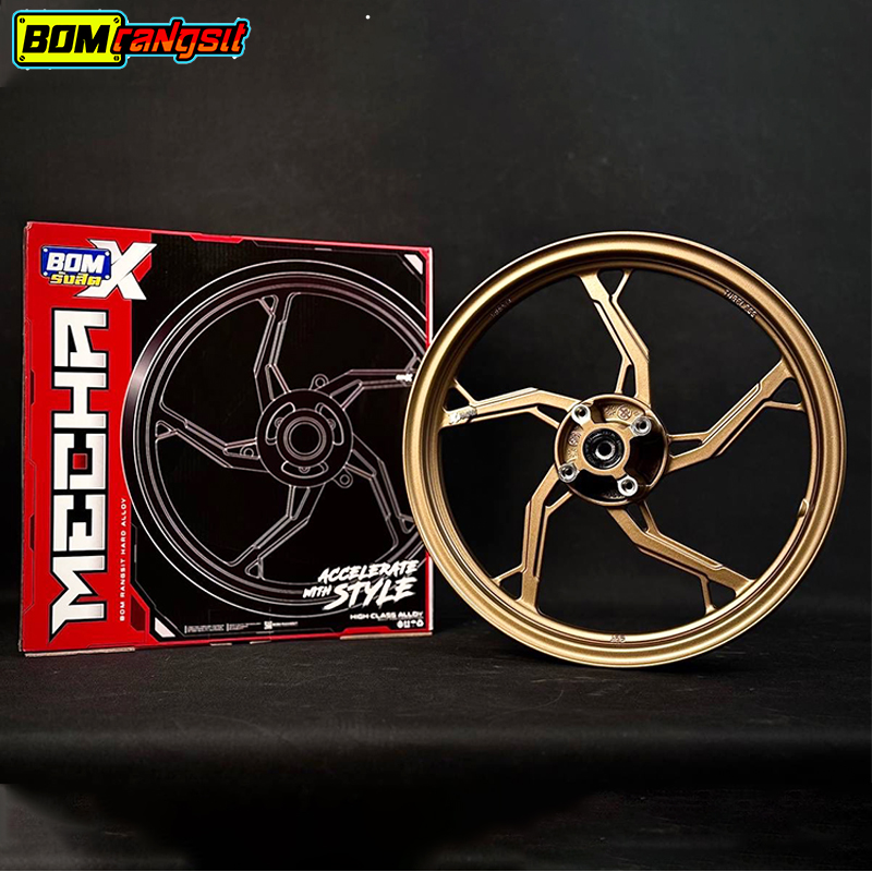 Bom Rangsit BomX MECHA CNC Hard Alloy Mags Click 125/150 MIO 110 SPORTY ...