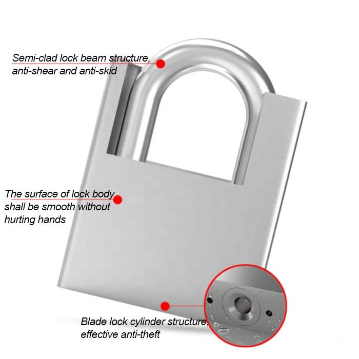 Padlock Anti Cutting Anti Theft Heavy Duty for Gate Padlock Security ...