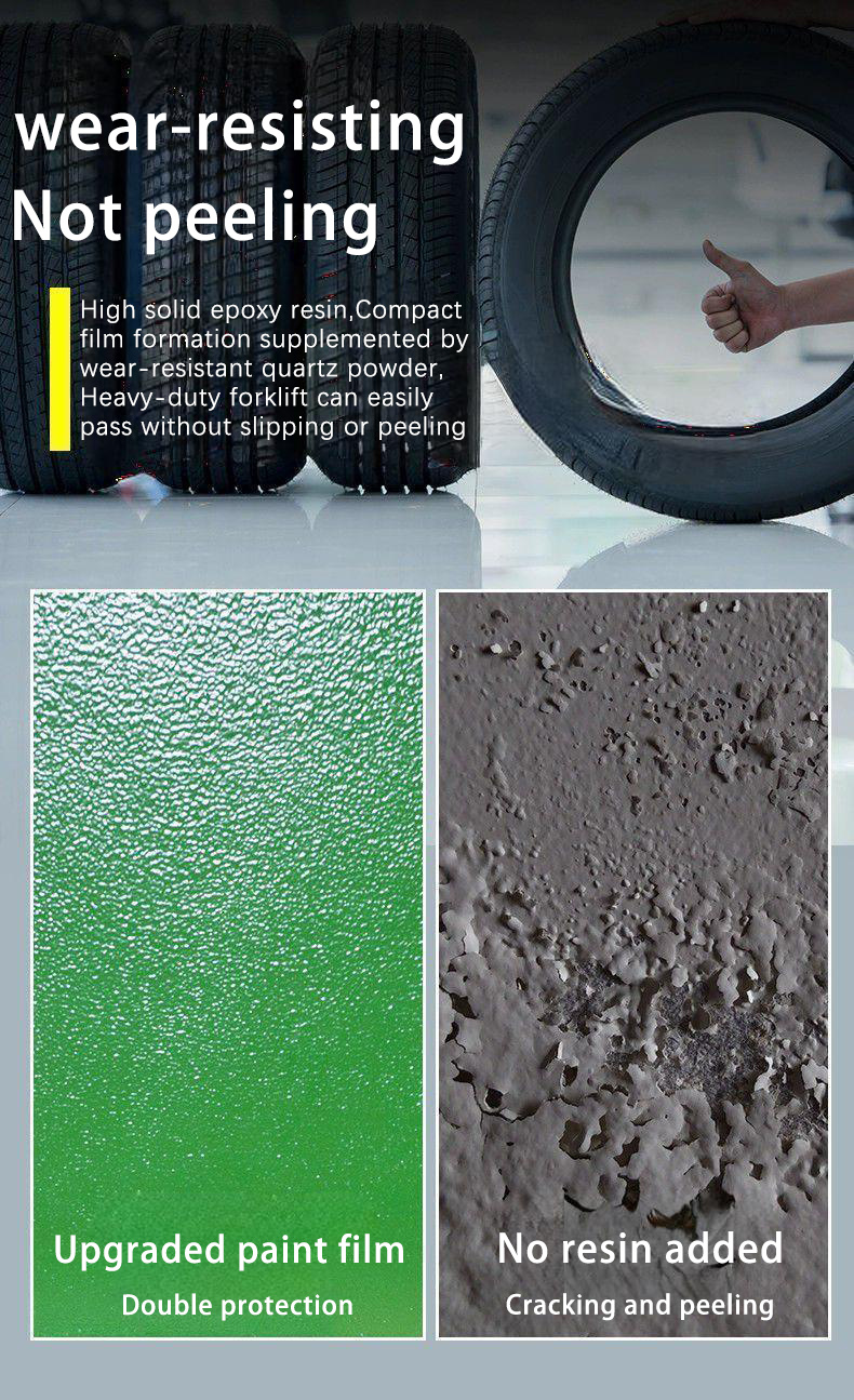 epoxy flooring paint glossy glow in the dark rain or shine elasto floor ...