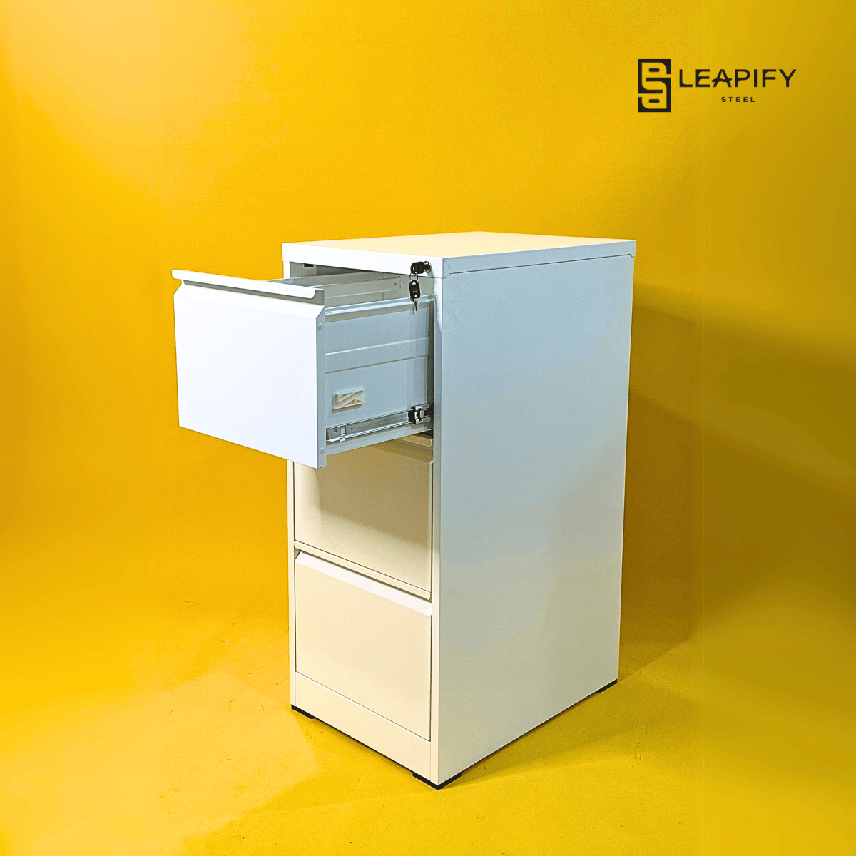 PAUL | 3-Layer Steel File Vertical Cabinet by Leapify Steel - Filing ...