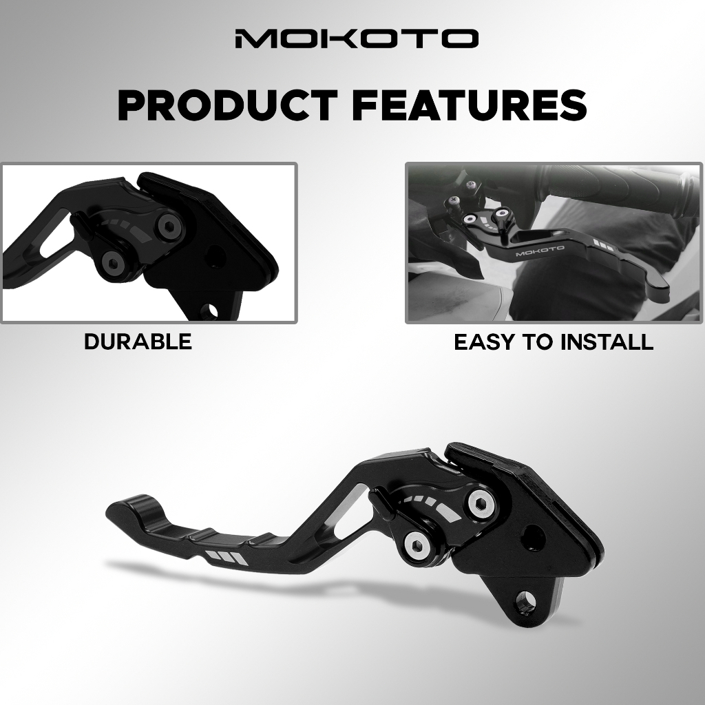 MOTO CLICK V2 / CLICK V3 COMBI CNC ALLOY BRAKE LEVER SET FOR HONDA ...