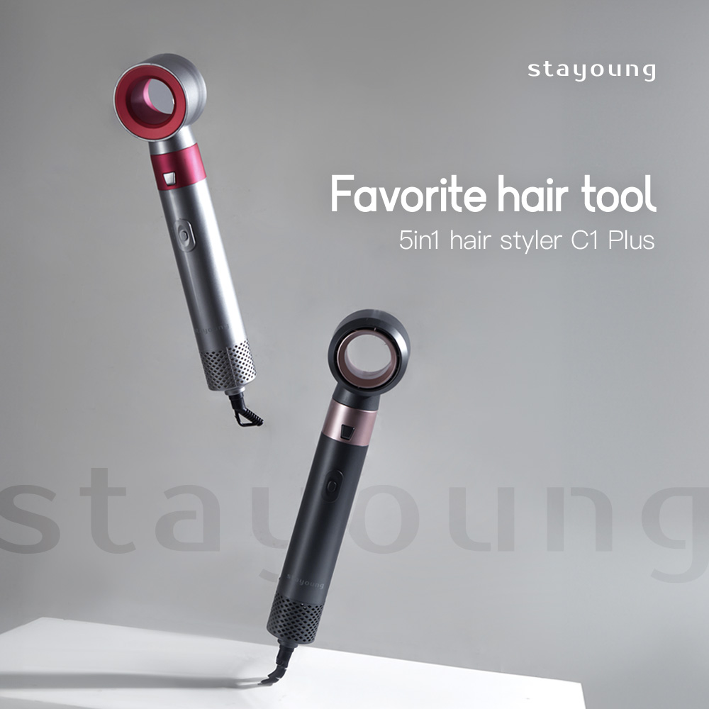 【5in1 Plus】STAYOUNG 2025 5in1 Hair Styler C1 Plus, Upgrade 5 IN 1 ...