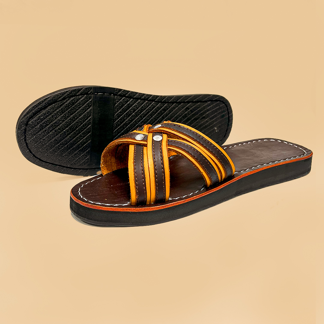 Leatherista Lokal Takipsilim (Alpombra House Leather Slippers for Men ...