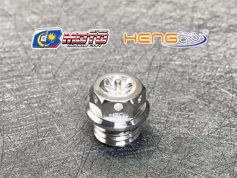 HENG ENGINE OIL BOLT FOR SKYDRIVE / RAIDER CARB / FI / XMAX / SMASH ...
