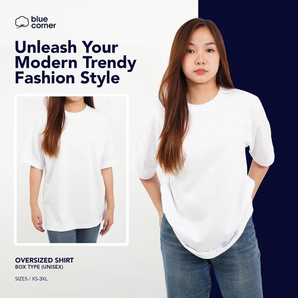 3PCS Blue corner Round neck T-shirt casual cotton solid color top women ...