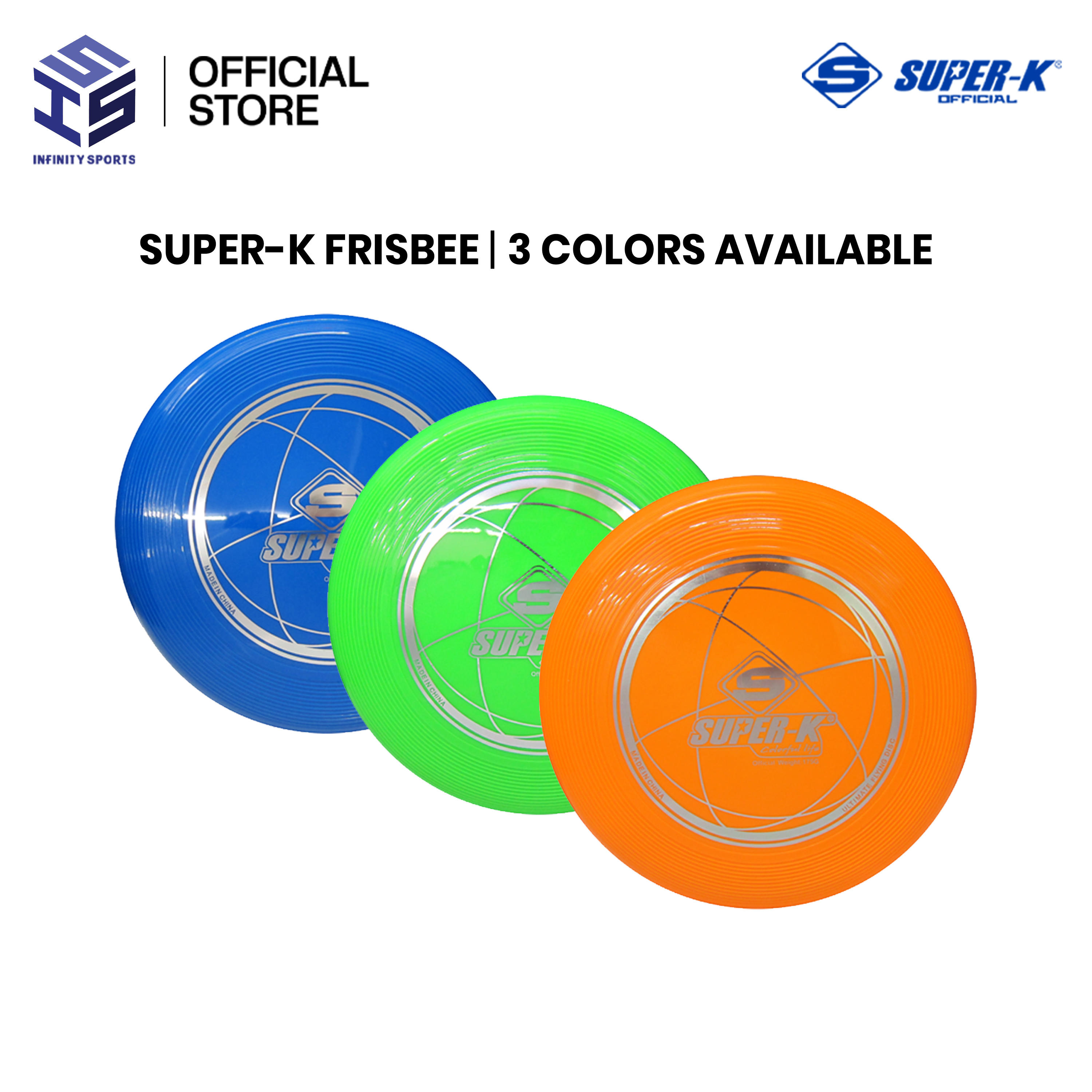 Super-K Frisbee Plastic 175g x 1 pc (ASJC-26108) | Shopee Philippines