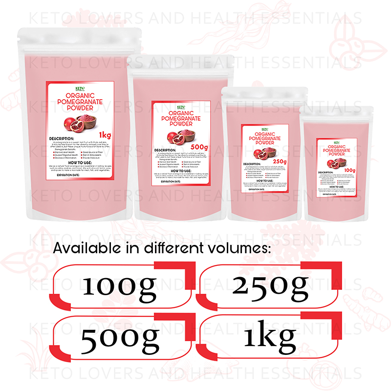 POMEGRANATE POWDER — Organic, Drink Mix, Fruit Powder | Shopee Philippines