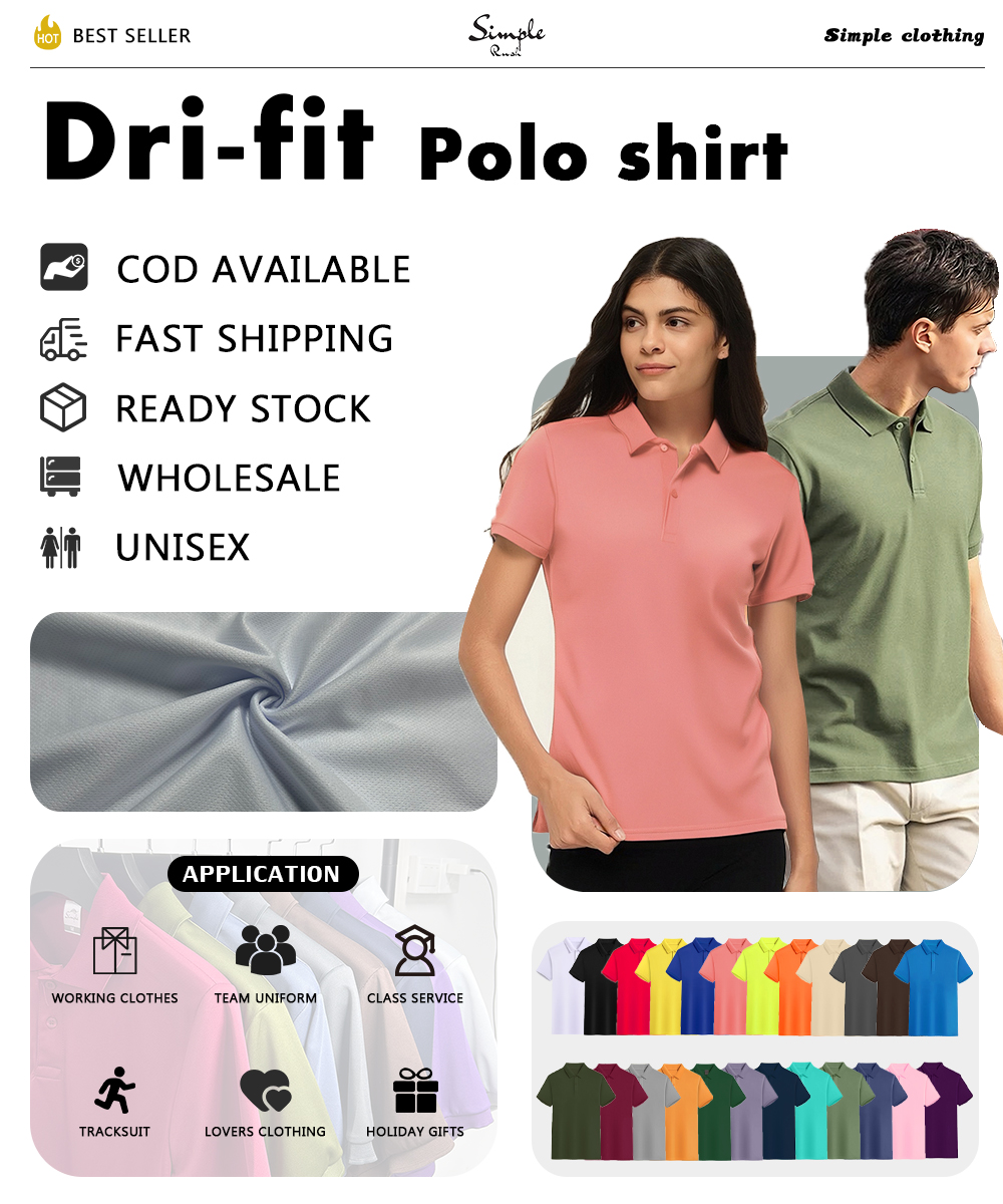 Women’s Dri-Fit Polo Shirt PEACH Color Quick Dry & Breathable Sporty ...