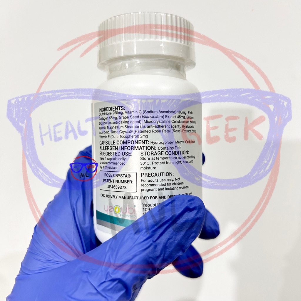 Yeoubi Kirei Glutathione with Collagen (30 capsules) | Shopee Philippines