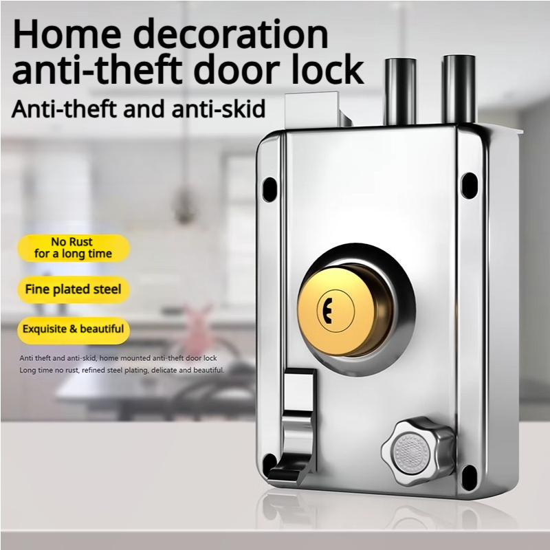 Door knob Locks Anti-theft Stainless Steel Safety Door Lock Multiple ...