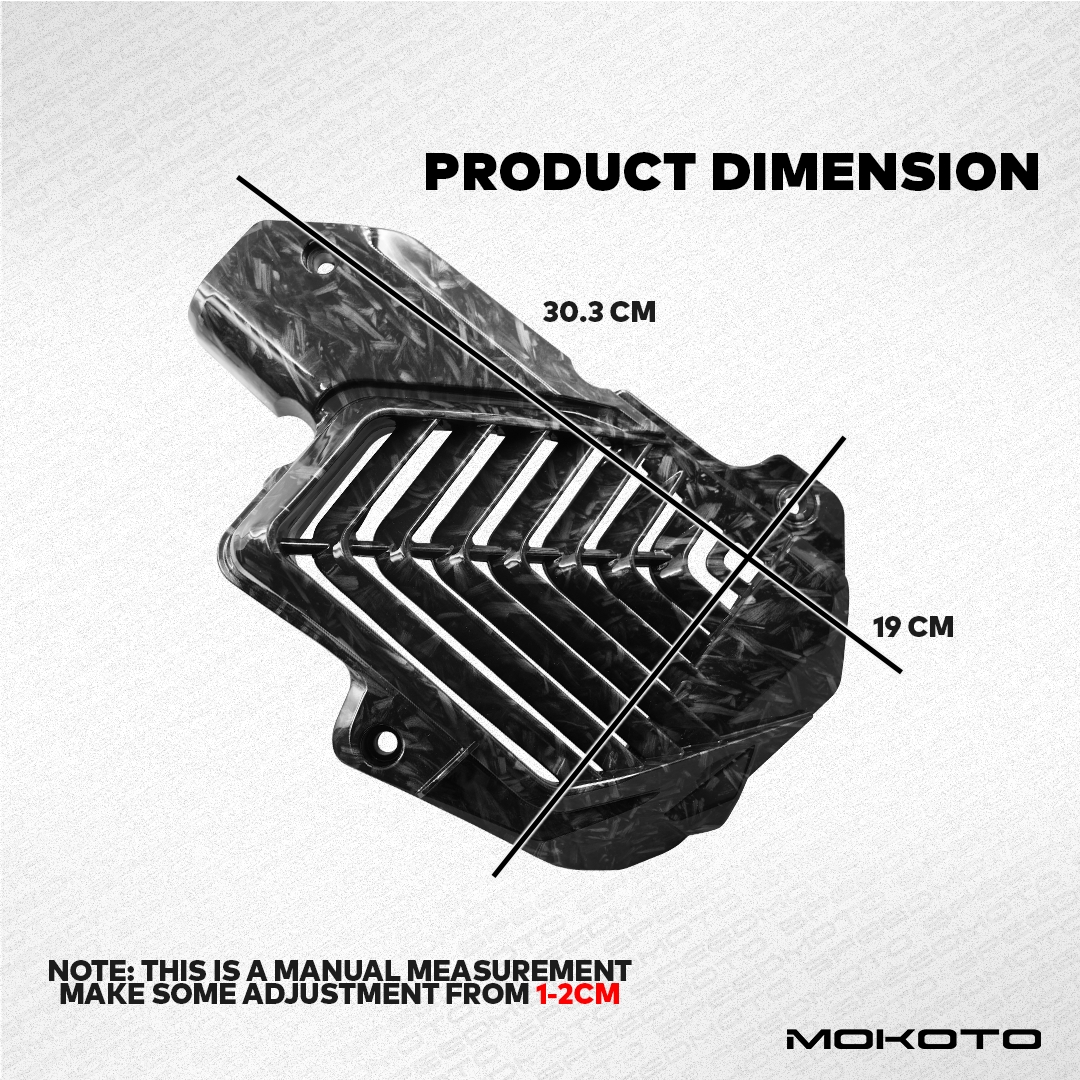 MOKOTO HONDA GIORNO 125 PCX 160 CLICK 160 ADV 160 RADIATOR COVER ENGINE ...