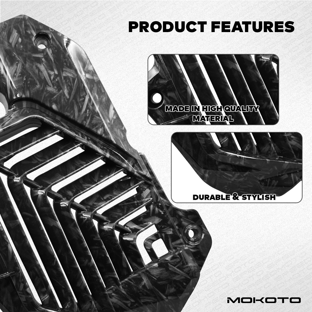 MOKOTO HONDA GIORNO 125 PCX 160 CLICK 160 ADV 160 RADIATOR COVER ENGINE ...