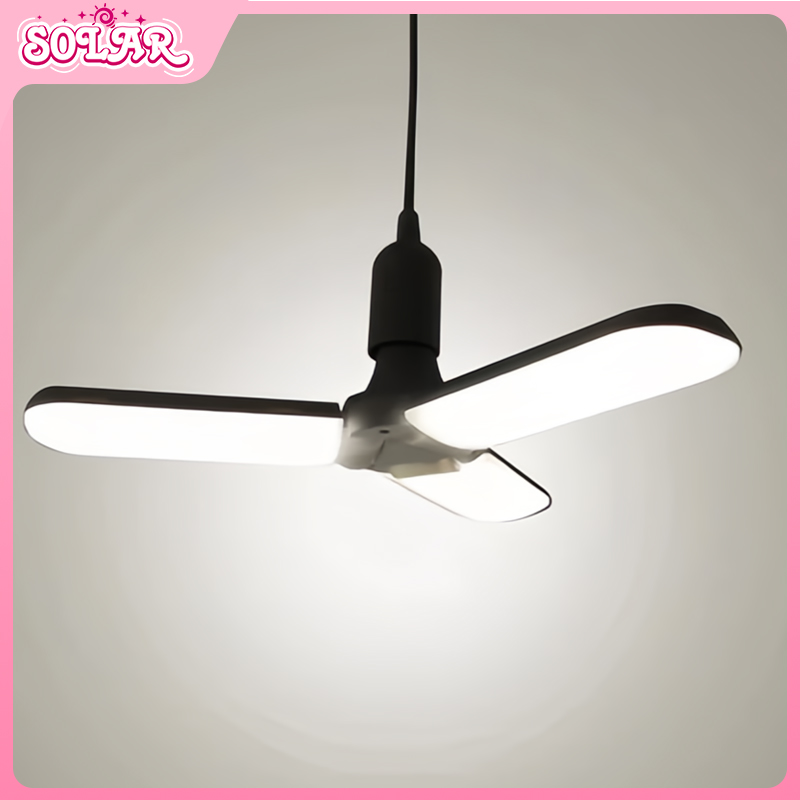 45W 6500K AC170-265V Foldable Fan Blade LED Light Bulb | Shopee Philippines