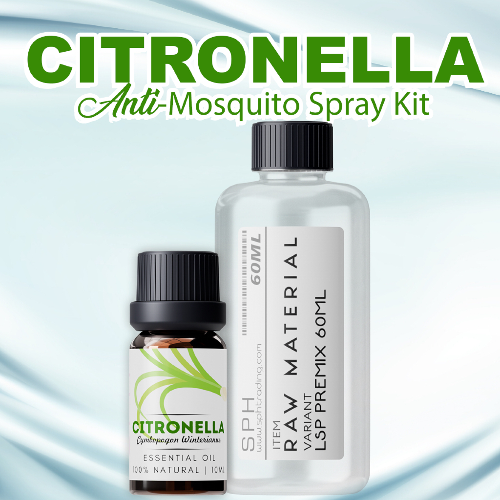 Citronella Anti-Mosquito Spray DIY Kit - Just add water. | Shopee ...